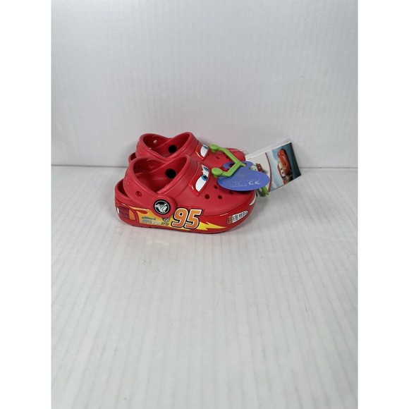 CROCS | Shoes | New Lightning Mcqueen Light Up Crocs Toddler 2938260 ...